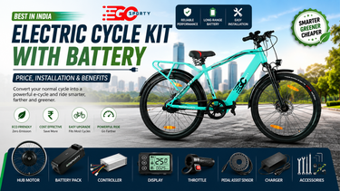 Best Electric Cycle Kit with Battery in India - GoSporty